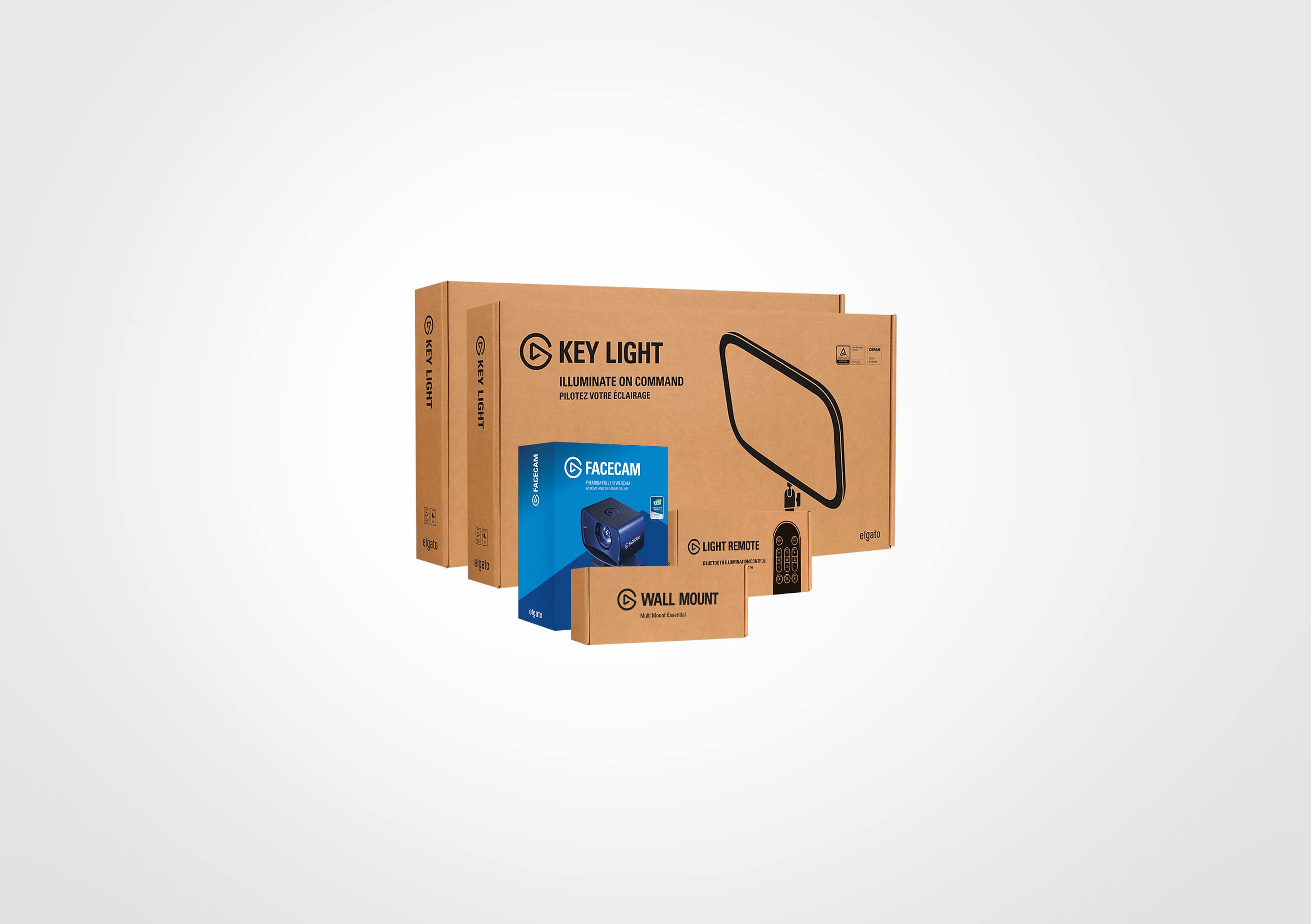 Key Light Duo Bundle - Wall HD Remote | Elgato